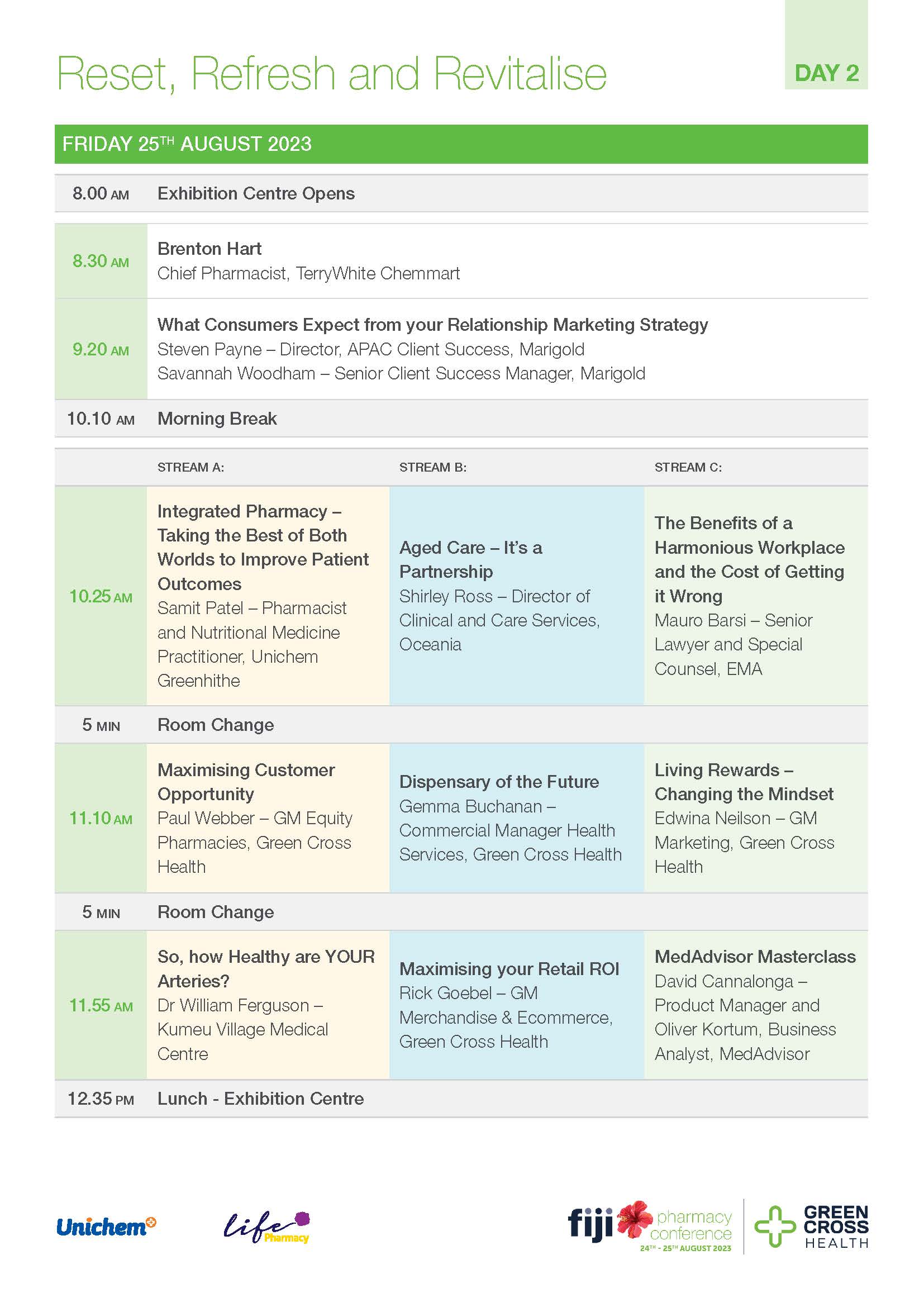 Green Cross Health - Programme